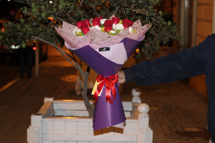 Qizilgul buketi #R842